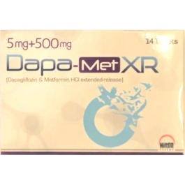 Dapa Met Xr 5/500Mg Tab 14's