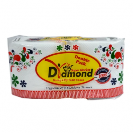 Diamond Twin Toilet Tissue Roll