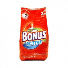 Bonus Active Detergent Washing Powder 2Kg