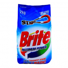 Brite Maximum Detergent Washing Powder 2Kg