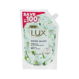 Lux Hand Wash 450ml Freesia Aloe vera Pouch