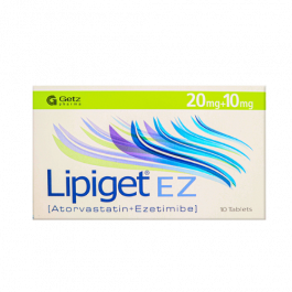 Lipiget EZ 10/20MG Tab 10'S