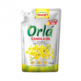 Orla Canola Oil 1 Litre Stand Up Pb