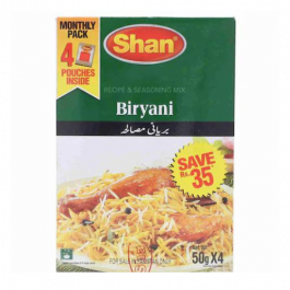 Shan Biryani Masala 4x45g Pack
