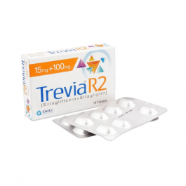 Trevia R2 15mg/100mg Tab 14's