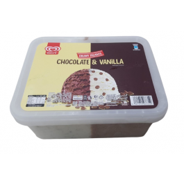 Walls Creamy Delight Chocolate & Vanilla 1.4Ltr Bucket
