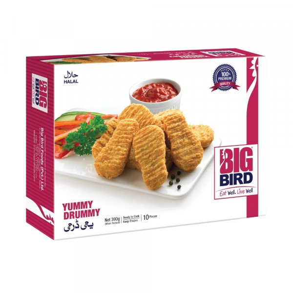 Big Bird Yummy Drummy 400Gm