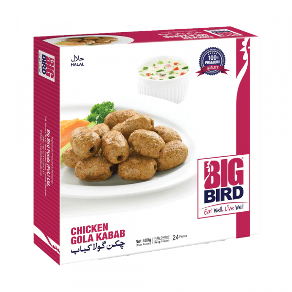 Big Bird Chicken Gola Kabab 480Gm